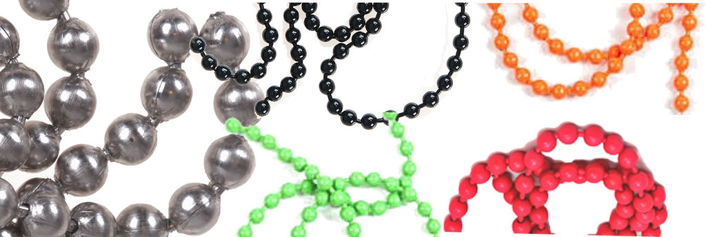 BRASS BEAD CHAIN EYES